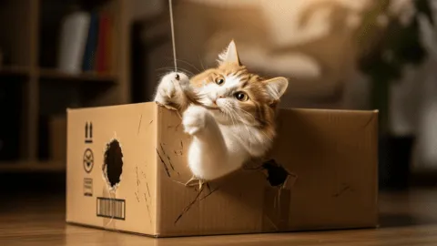 Reasons why your cat prefers boxes over expensive toys