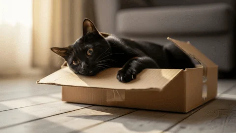 Reasons why your cat prefers boxes over expensive toys