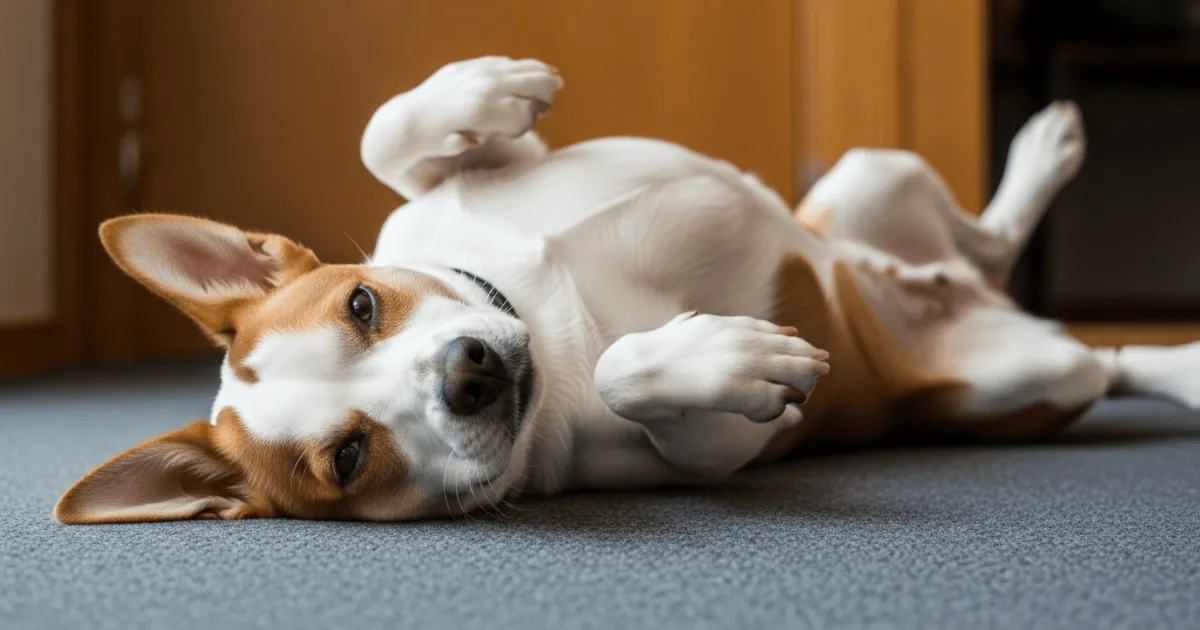 What your dogs sleeping position says about their mood