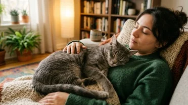 What does it mean when your cat sleeps on you? Here's what the experts say